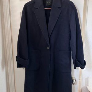 Theory | Jackets & Coats | Theory Easy One Button Coat In Doubleface ...